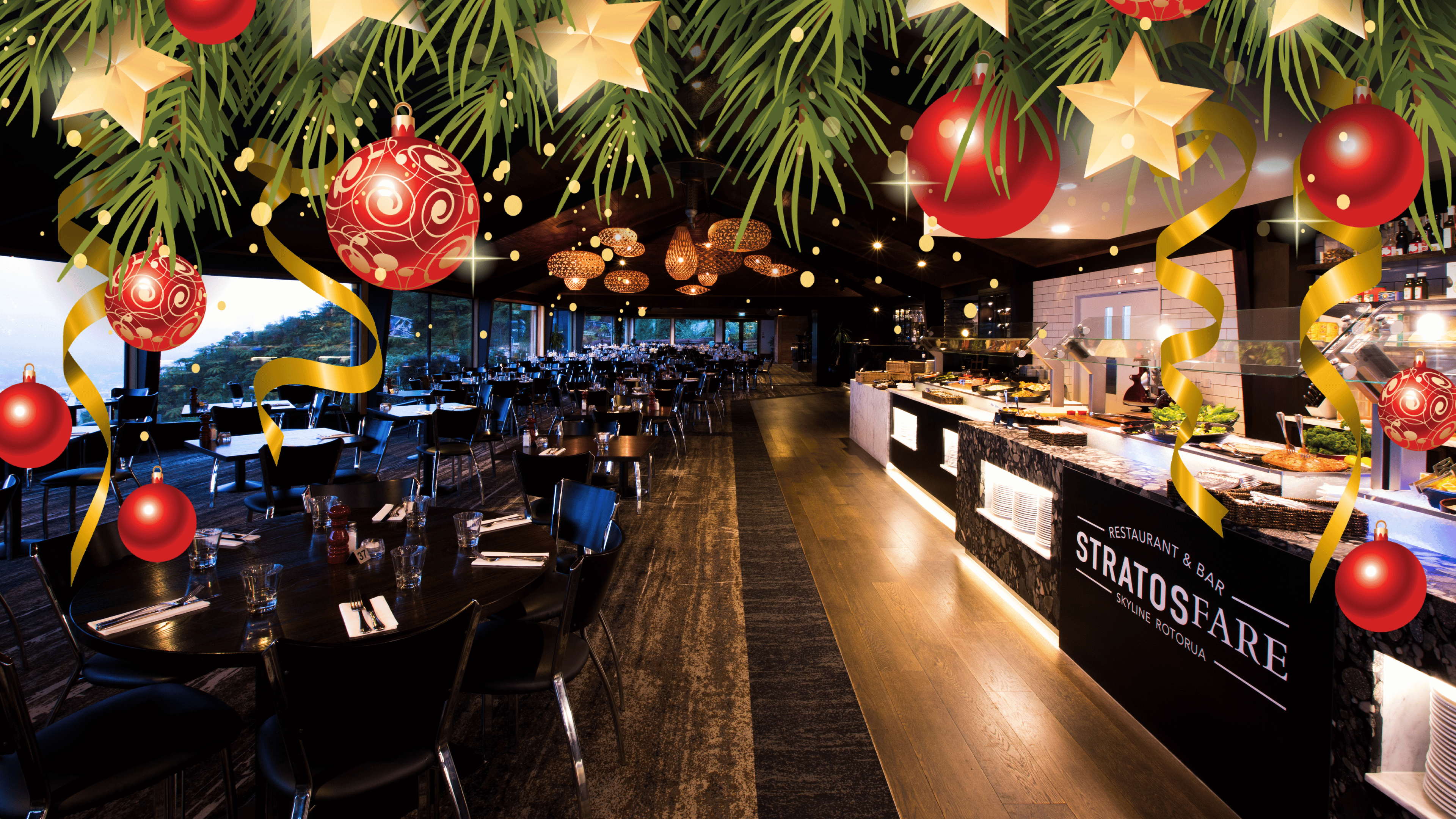 Skyline Rotorua Christmas Day Buffet | Lunch & Dinner